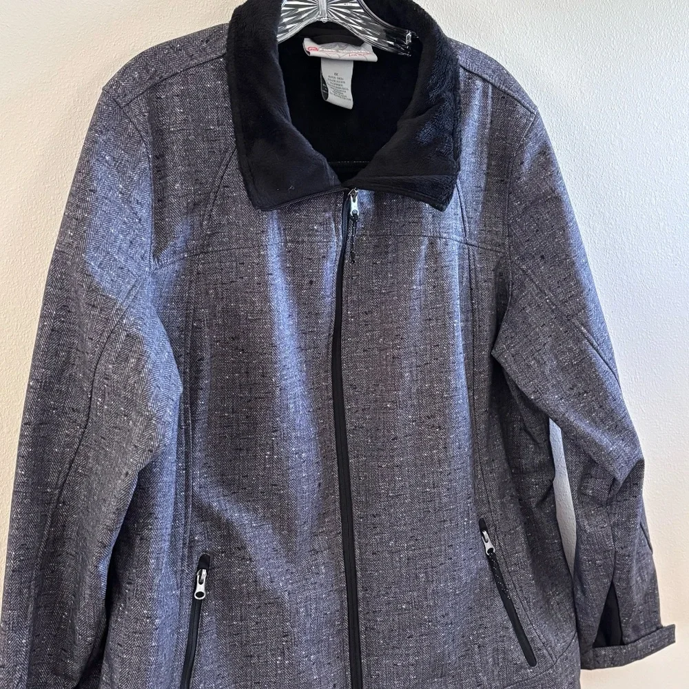 Free Country | Jackets & Coats | Free Country Womens Gray Print Sz X ...